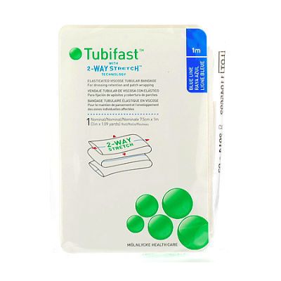 Tubifast 2-Way Stretch blå 7,5 cm x 1 m