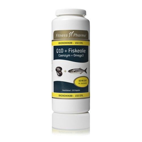 Köp Fitness Pharma Q10 + Fiskolja - 150 kapslar på Med24.se