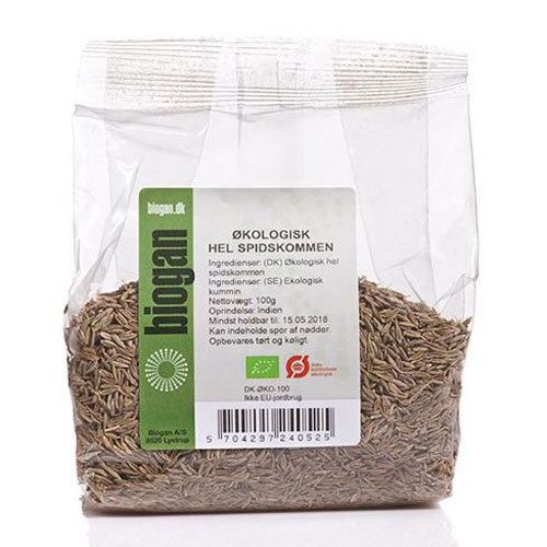 Köp Biogan Spiskummin hel eko - 100 g på Med24.se