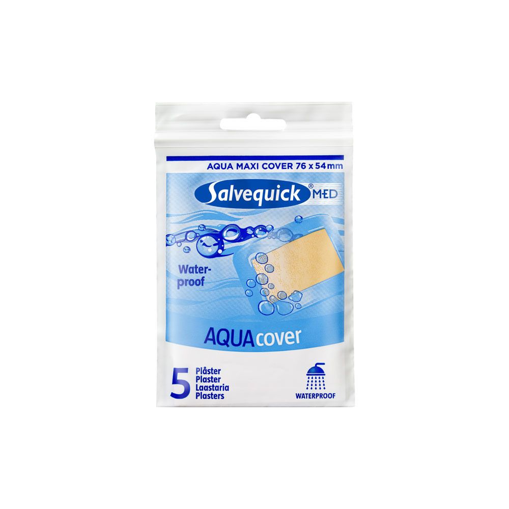 Köp Salvequick MED Aqua Maxi Cover - 5 st på Med24.se