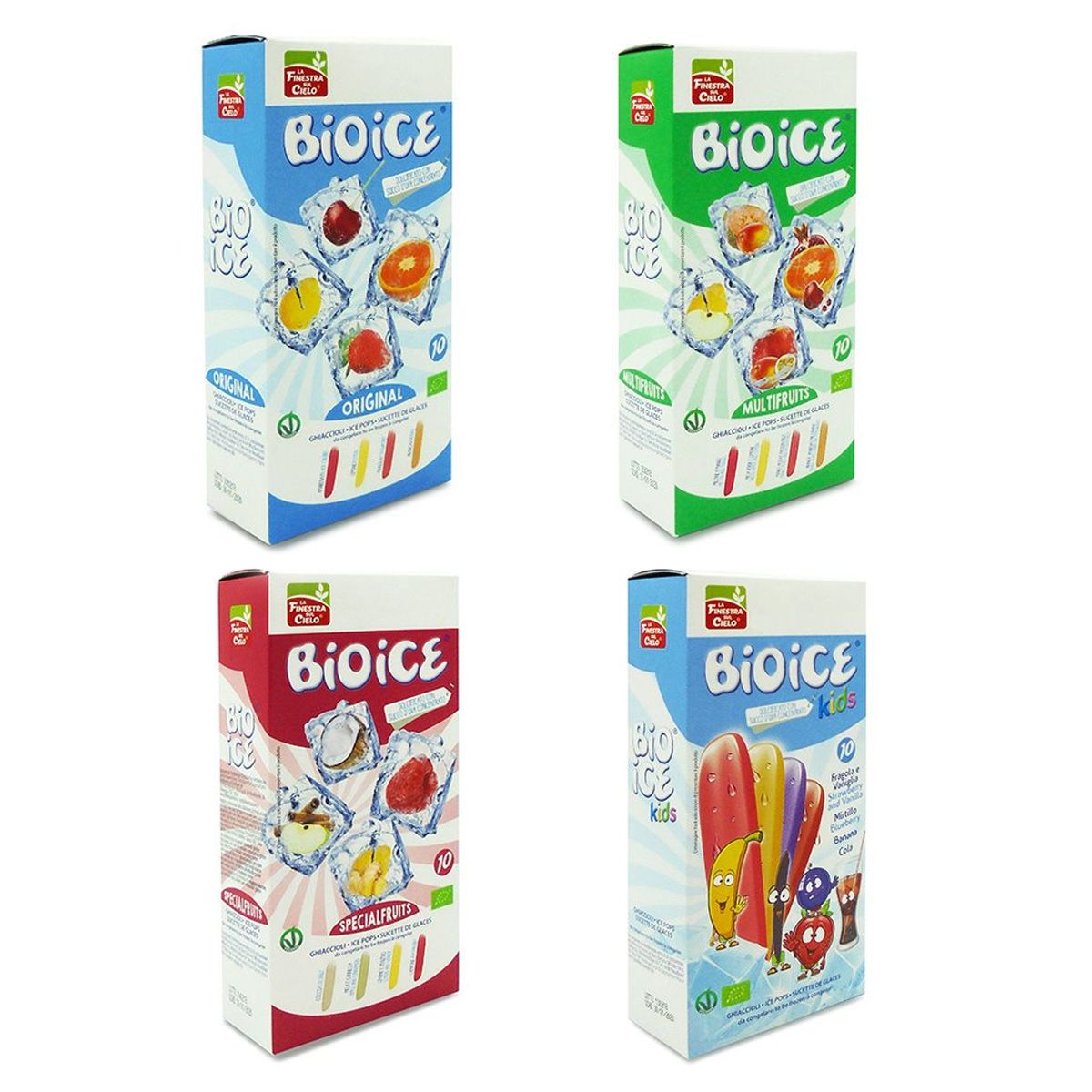 Köp Ice Pops flera smaker eko - 10 st på Med24.se