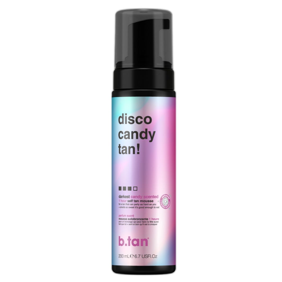Köp b.tan Disco Candy Tan 1 Hour Self Tan Mousse - 200 ml hos Med24.se