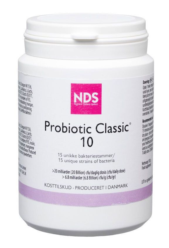 Köp NDS Probiotic Classic 10-Tarmflora - 100 g hos Med24.se