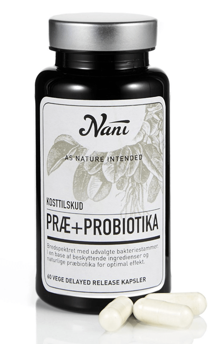 Köp Nani Præ+Probiotika, 60 kapslar på Med24.se