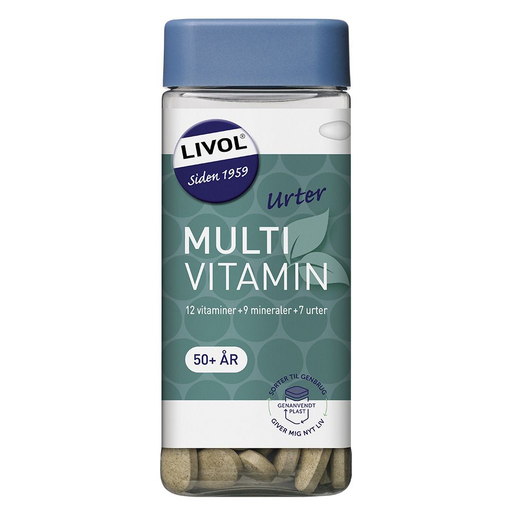 Köp Livol Multivitamin 50+ örter - 150 tabletter på Med24.se