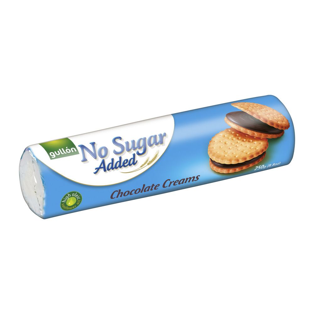Köp Gullón No Sugar Added Chocolate Cream Cookies 250 G På