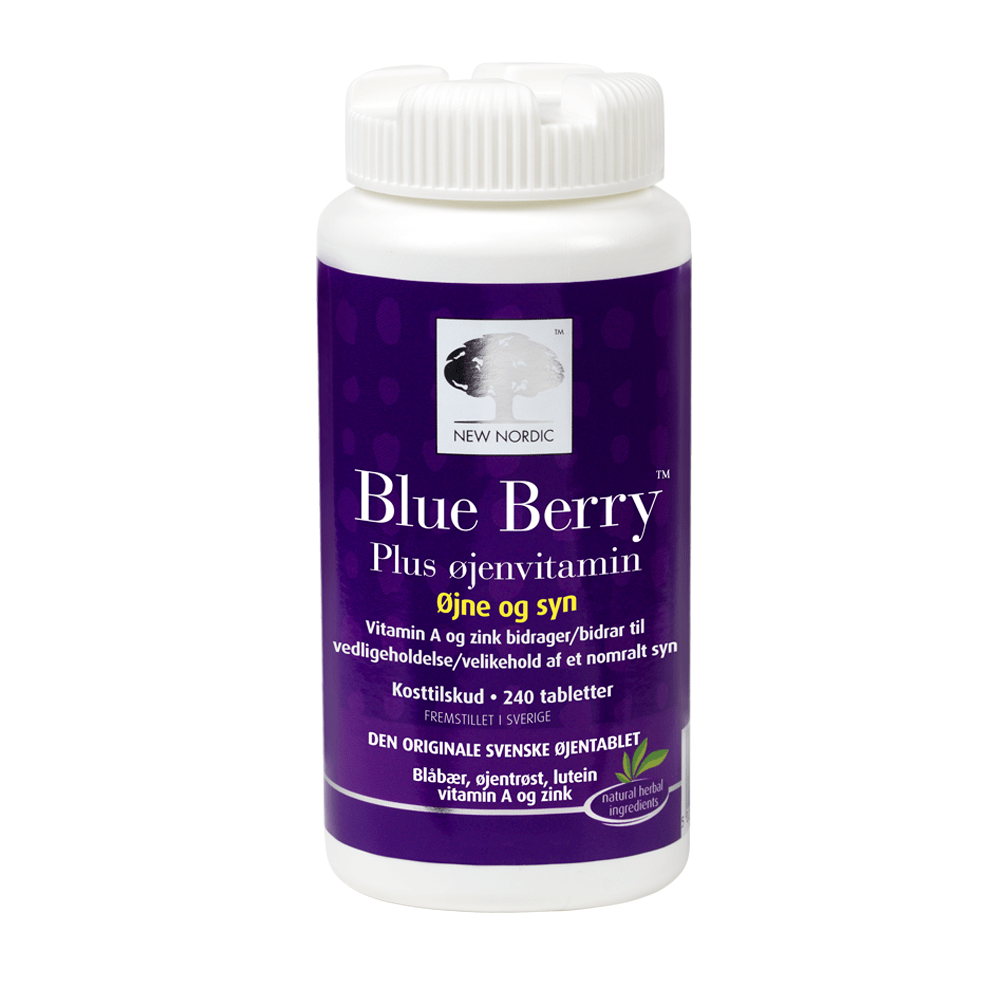 Köp New Nordic Blue Berry Plus - 240 tabl. på Med24.se