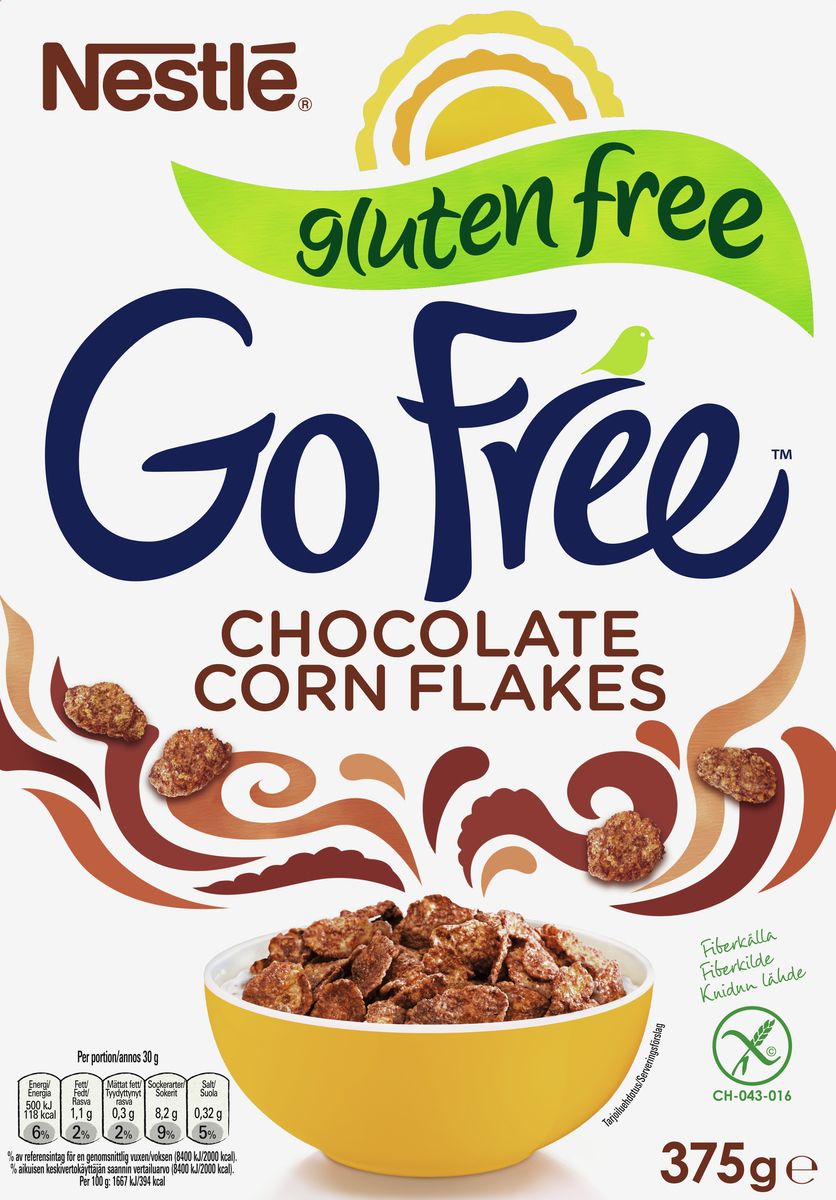 Nestle Choco Corn Flakes - 375 g - Med24.se