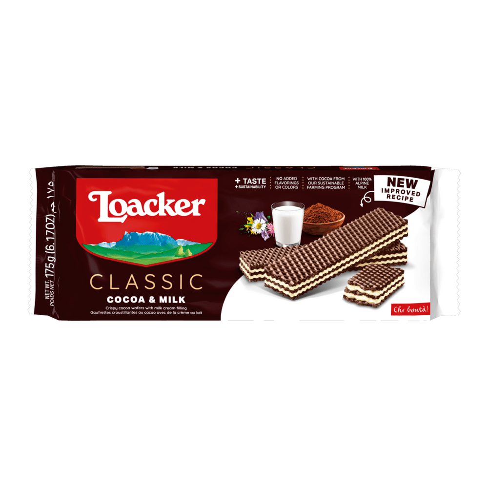 Köp Loacker Classic Cocoa & Milk - 175 g hos Med24.se