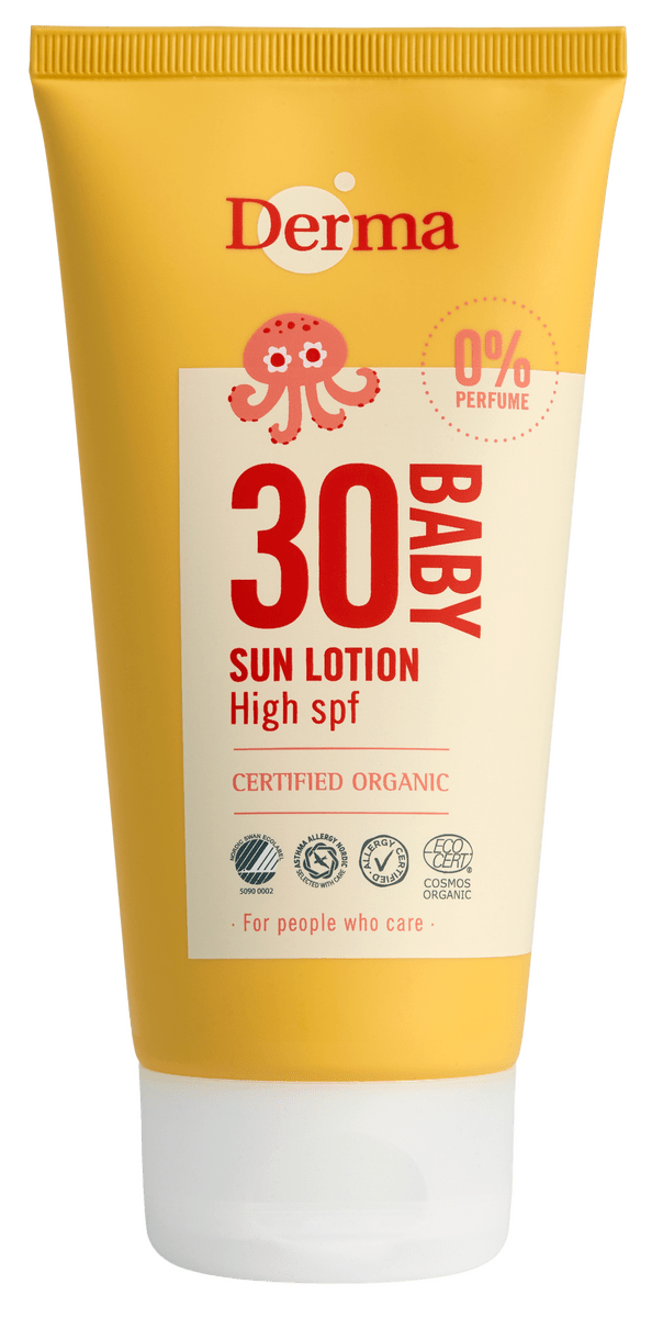 Köp Derma Eco Baby Sollotion SPF30 - 150 ml hos Med24.se