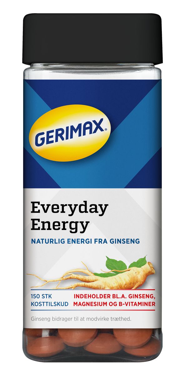 Köp Gerimax Everyday Energy - 150 tabletter på Med24.se