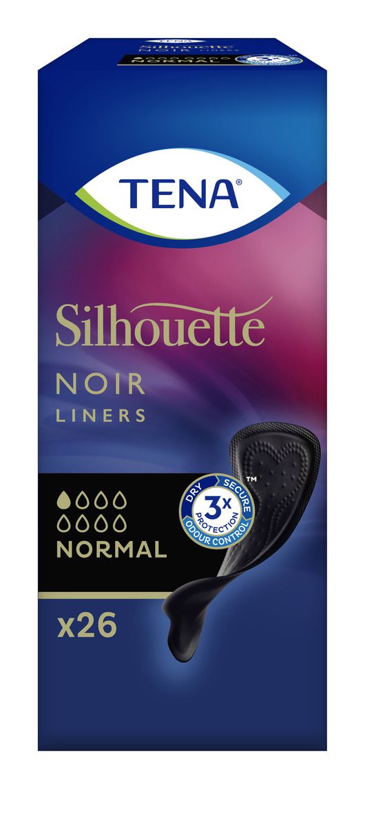 Köp TENA Silhouette Noir Normal Inkontinensskydd på Med24.se