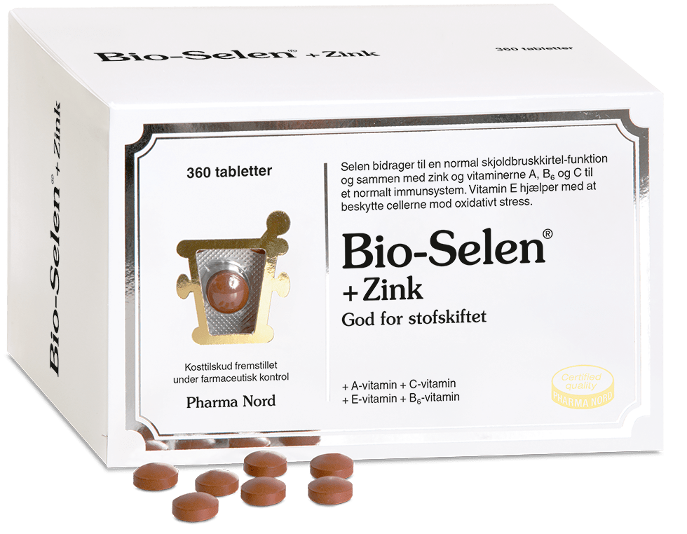 Bio-Selen + Zink - 360 tabletter