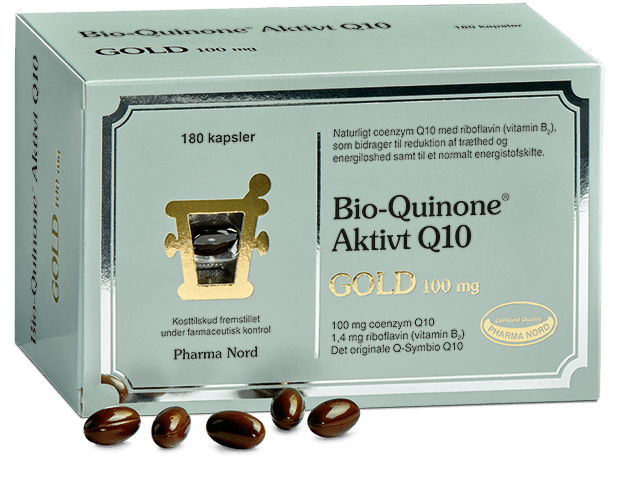 Köp Bio-Quinone Aktivt Q10 Gold 100 mg - 180 kapslar på Med24.se