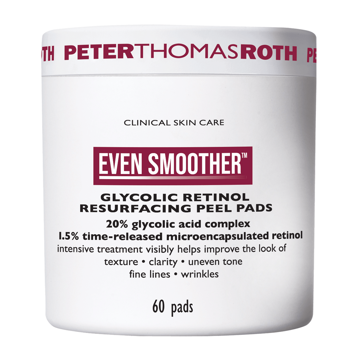 Peter Thomas Roth Even Smoother Glycolic Retinol Resurfacing Peel Pads