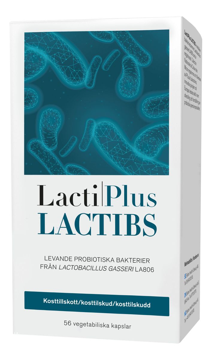 Köp LactiPlus LACTIBS - 56 kapslar på Med24.se