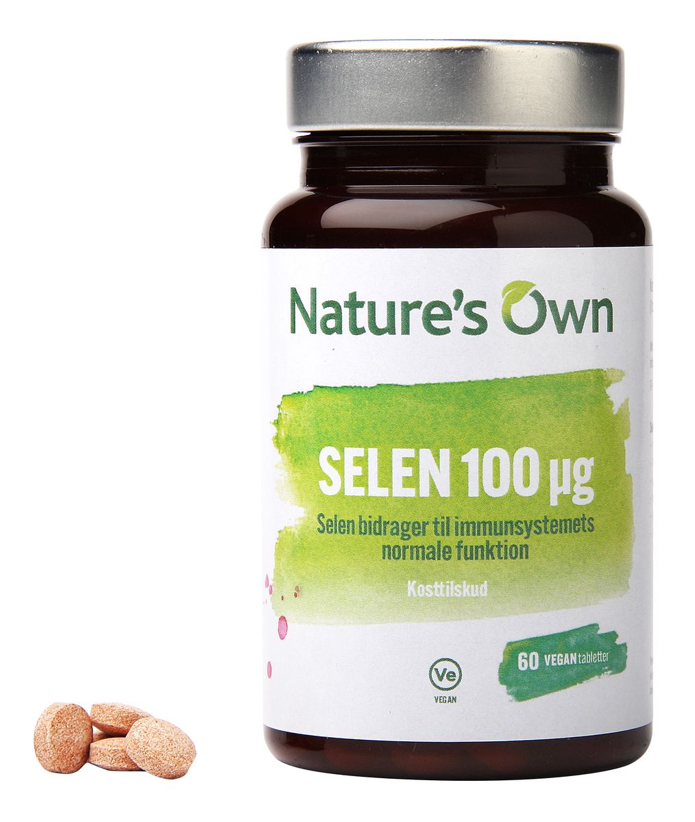Köp Nature's Own Selen 100 µg - 60 tabl. hos Med24.se