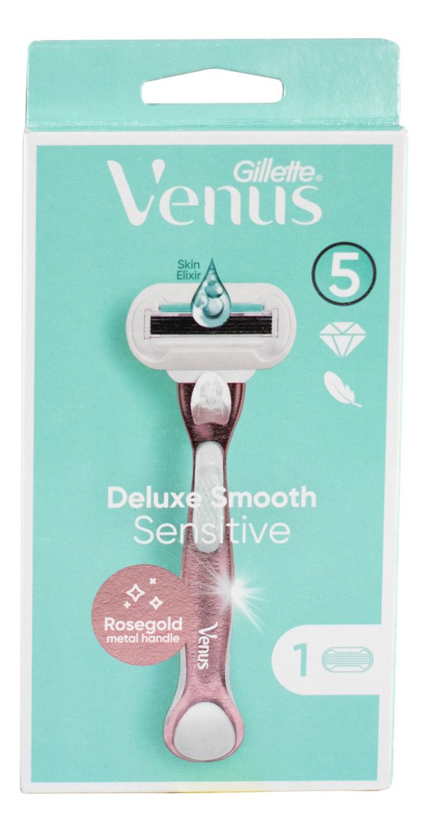 Köp Gillette Venus Deluxe Smooth Sensitive Rakhyvel Pink - 1 st Med24.se