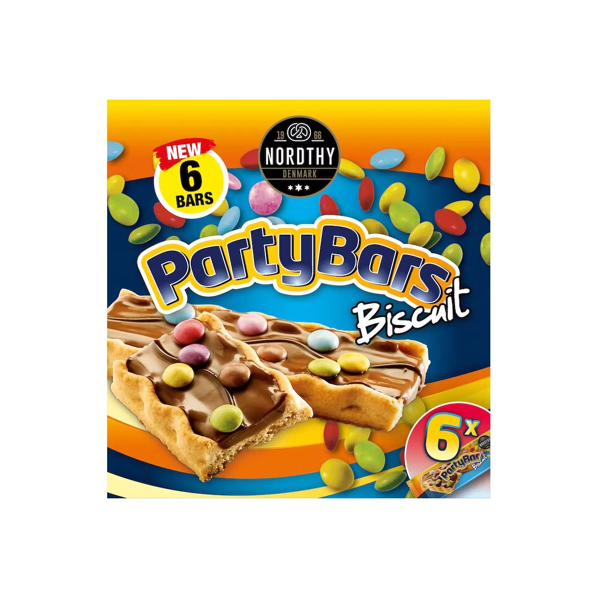 Köp Nordthy Party Bars 6-pack - 162 g hos Med24.se