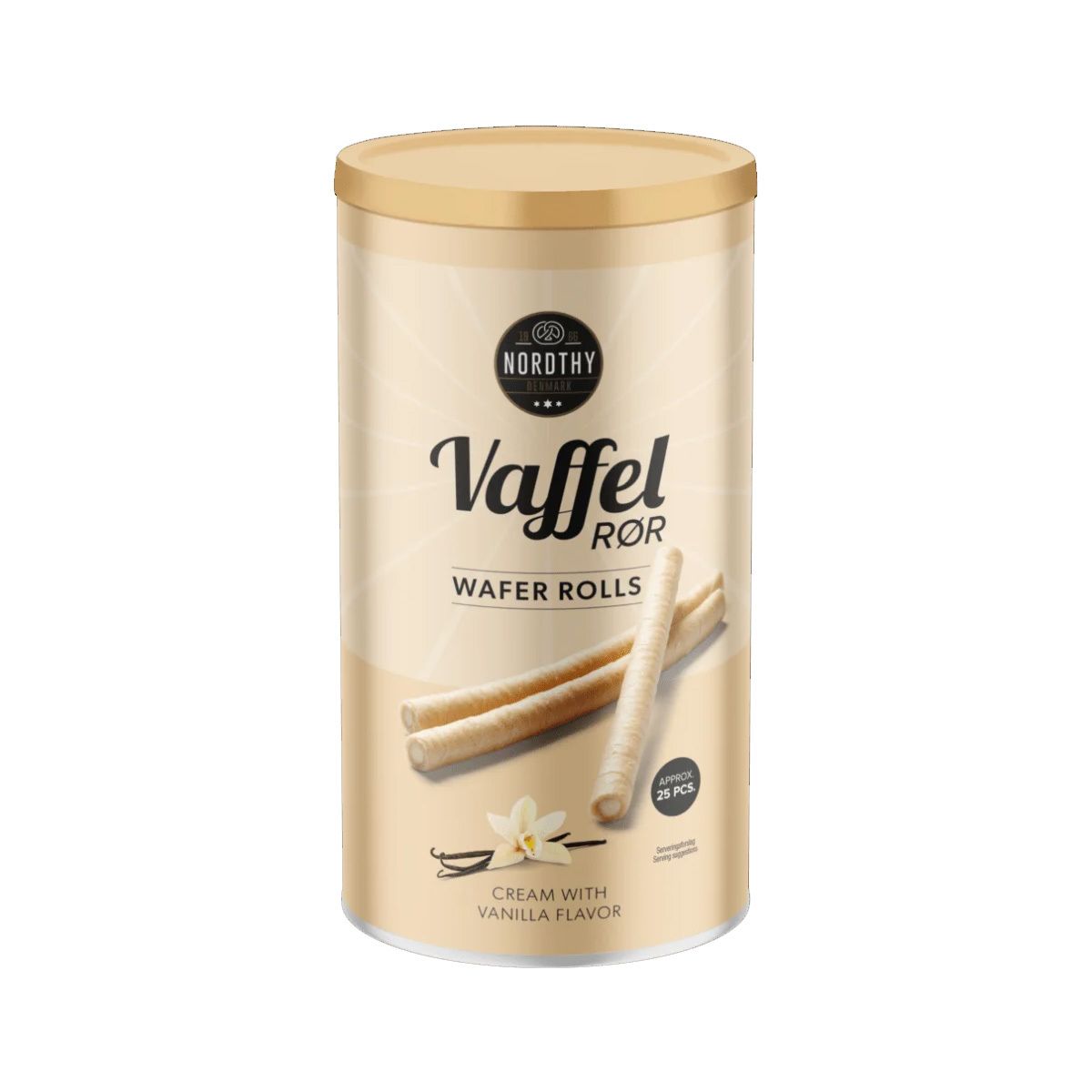 Köp Nordthy Våffelsticks vanilj - 250 g hos Med24.se