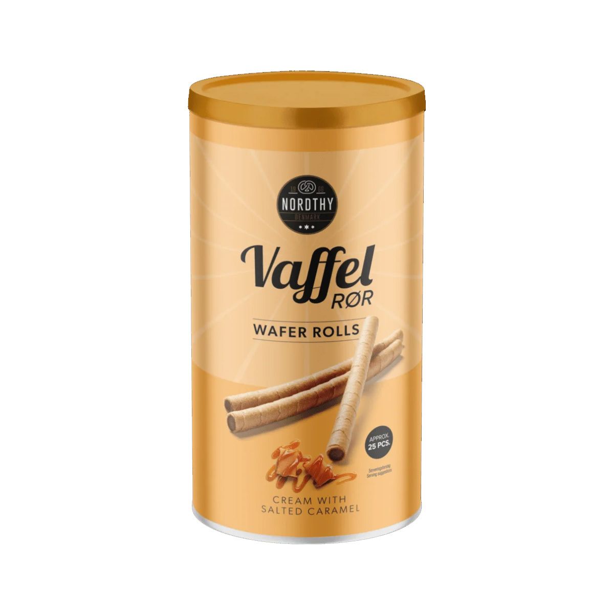 Köp Nordthy Våffelsticks Salt Karamel - 250 g på Med24.se