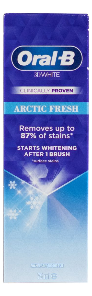 Köp Oral-B 3D White Arctic Fresh - 75 ml hos Med24.se