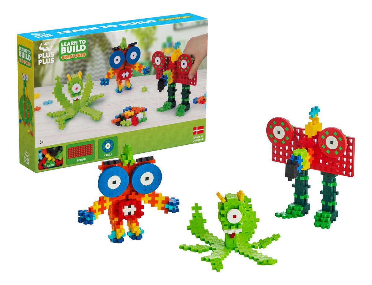 Plus-Plus Learn to Build Creatures - 240 st I Med24.se
