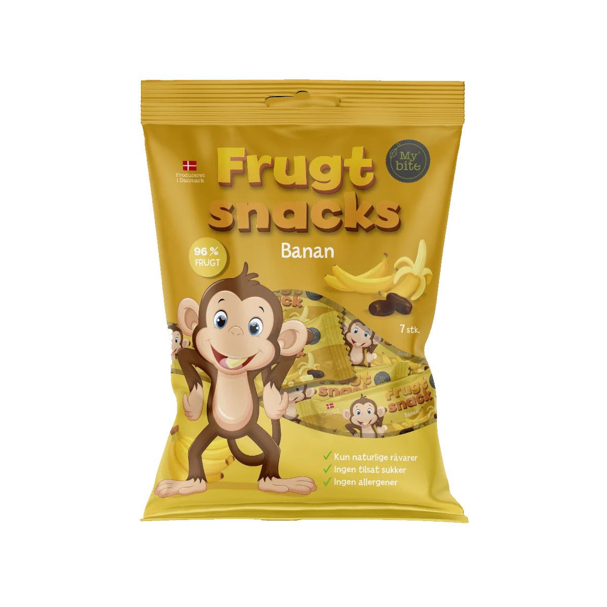 Köp Nordthy Frugt Snacks Banan - 7 st på Med24.se