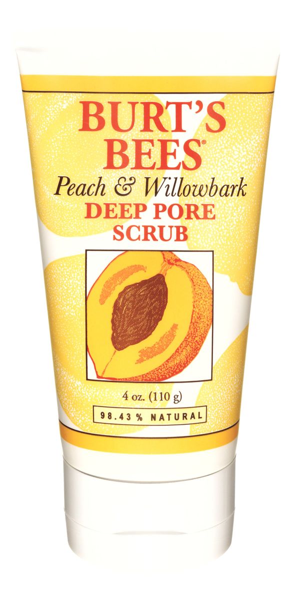 Burt's Bees Peach & Willow Bark Deep Pore Scrub | Med24.se