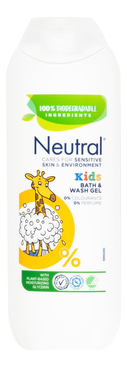 Köp Neutral Kids Bath & Wash Gel - 250 ml billigt på Med24.se