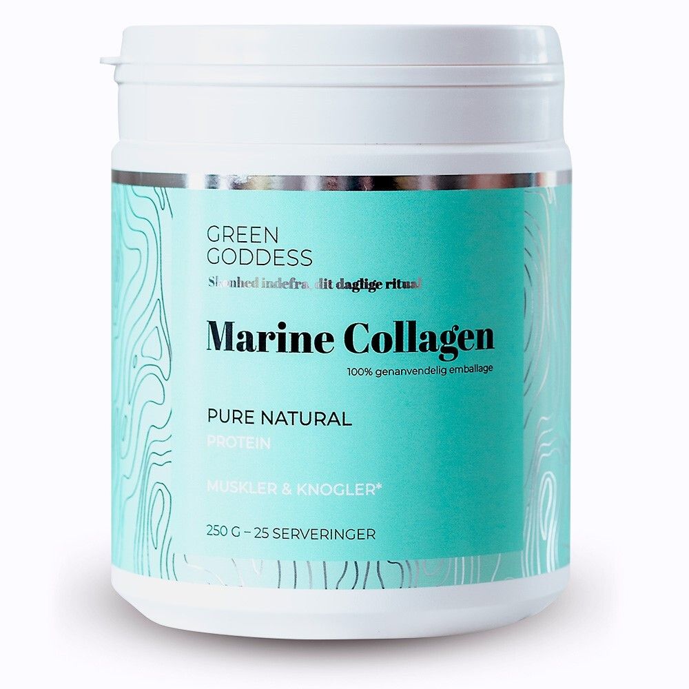 Köp Green Goddes Collagen Natural - 250 g på Med24.se