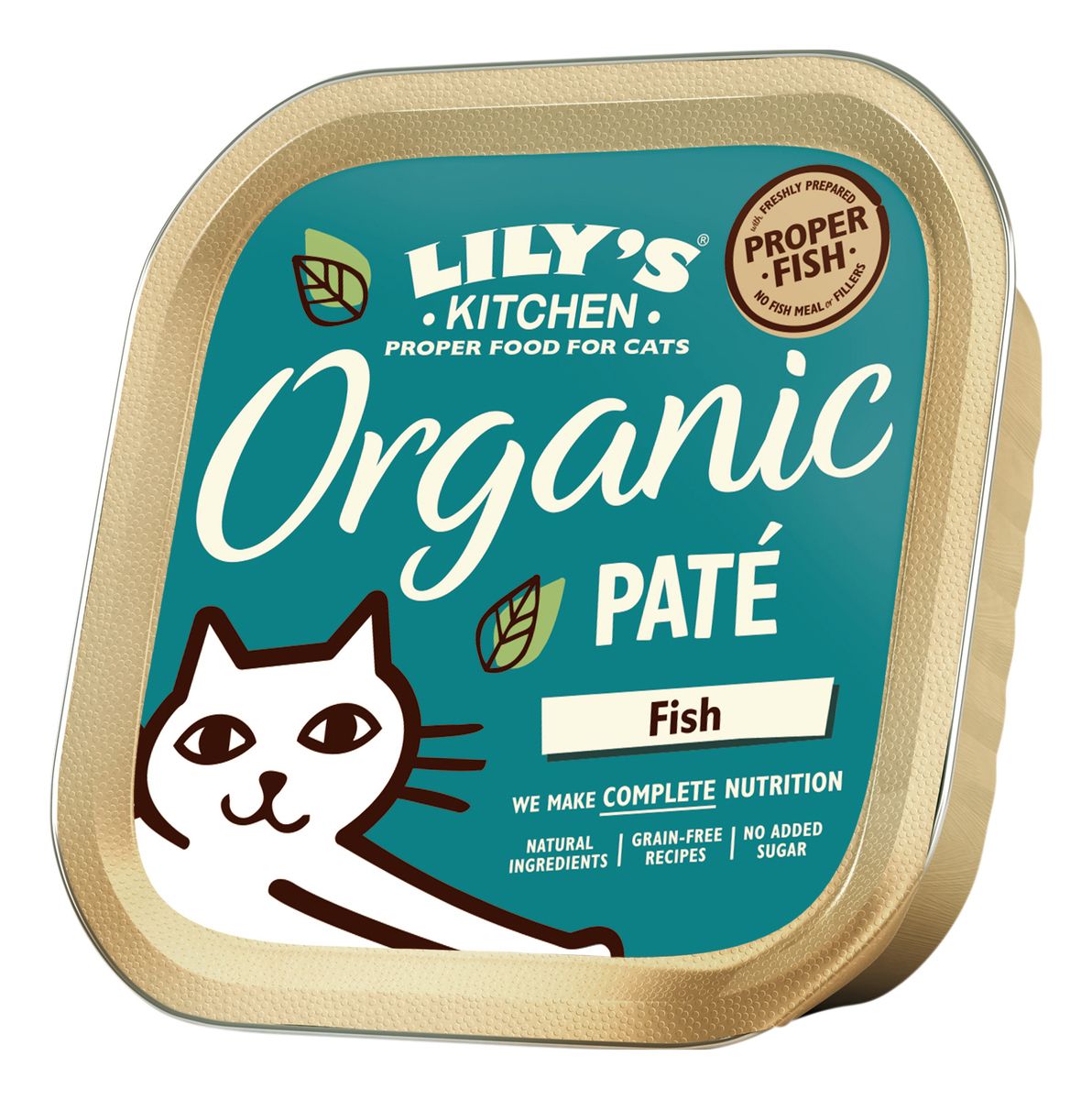 Lily´s Kitchen våtfoder katt, Organic Fish Dinner - 85 g hos Med24.se