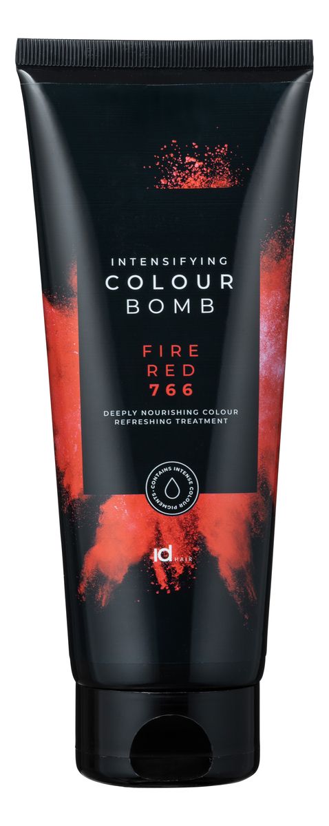 Köp IdHAIR Colour Bomb Fire Red - 200 ml hos Med24.se