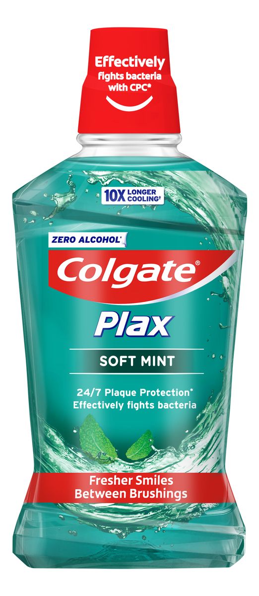 Köp Colgate Plax Green Soft Mint Munskölj 500 ml på Med24.se