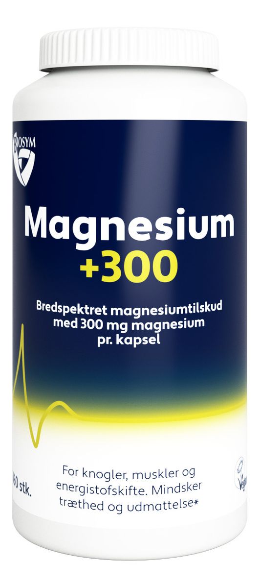 Köp Biosym Magnesium +300 - 160 kapslar på Med24.se