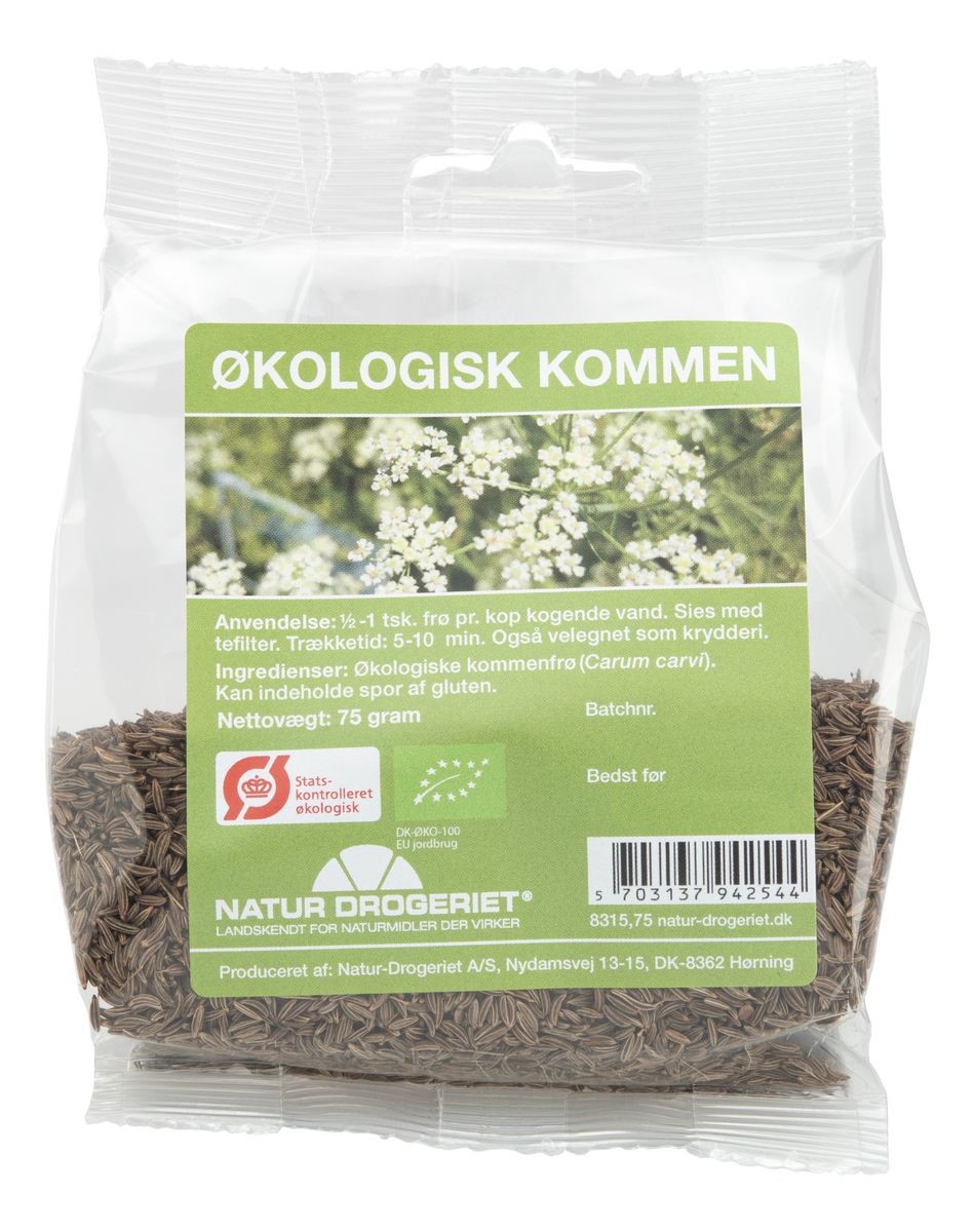 Köp Natur Drogeriet Kummin Hel, eko - 75 g på Med24.se