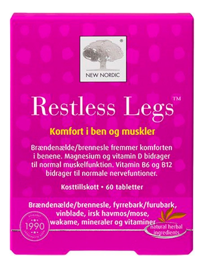 Köp New Nordic Restless Legs - 60 tabletter billigt på Med24.se