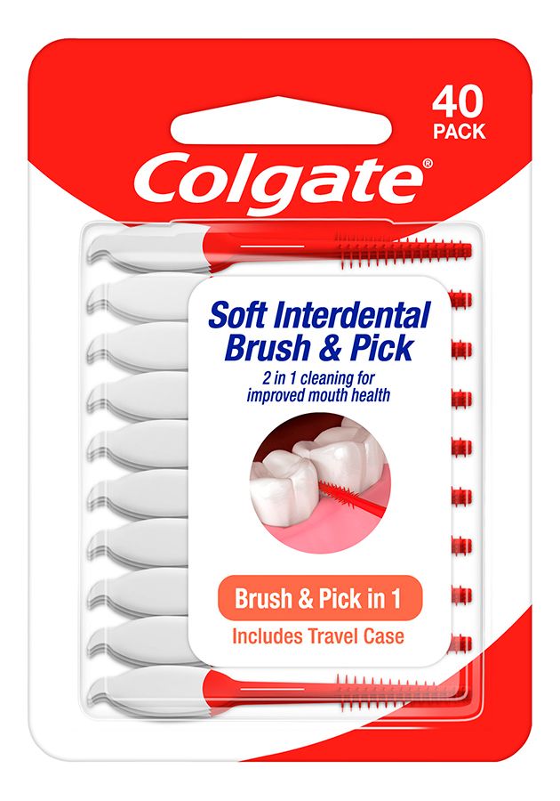 Köp Colgate Interdentalstick Soft - 40 st billigt på Med24.se