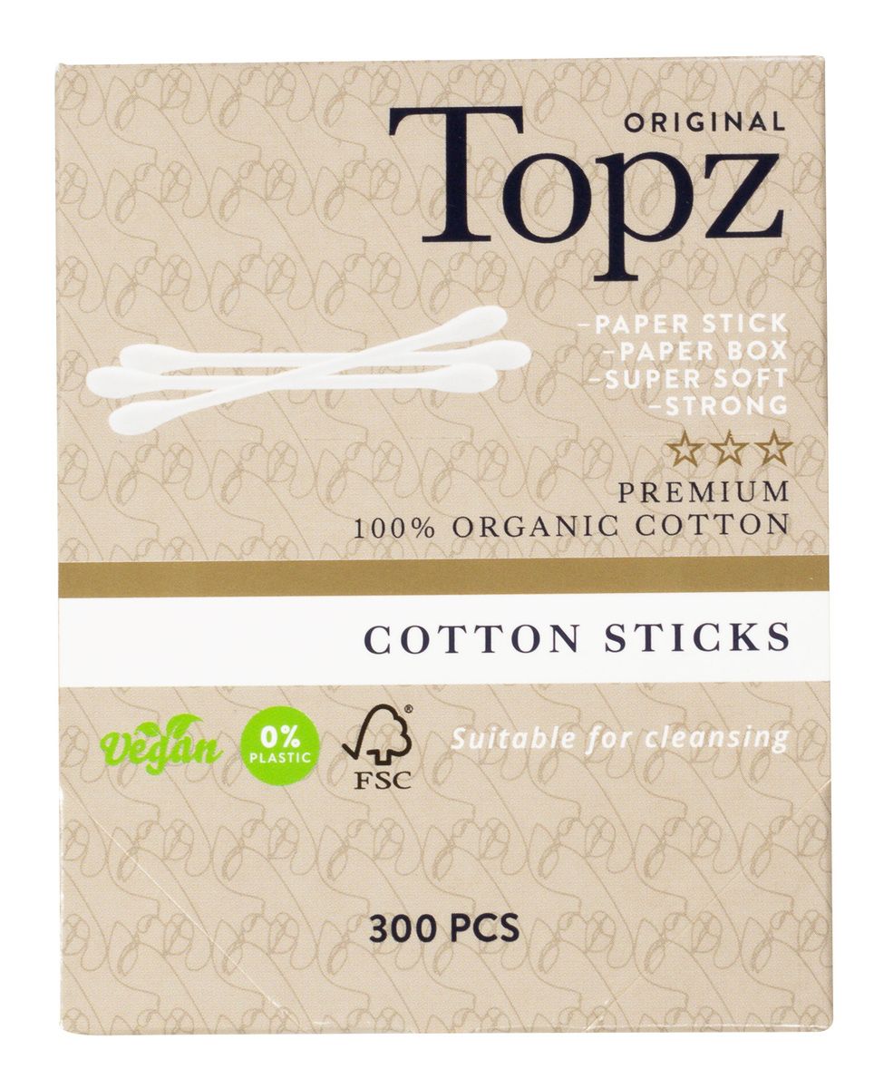 Köp Topz Bomullspinnar - 300 st billigt på Med24.se