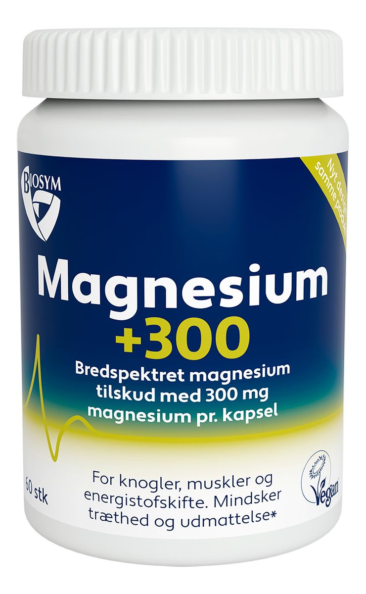 Köp Biosym Magnesium +300 - 60 kapslar på Med24.se