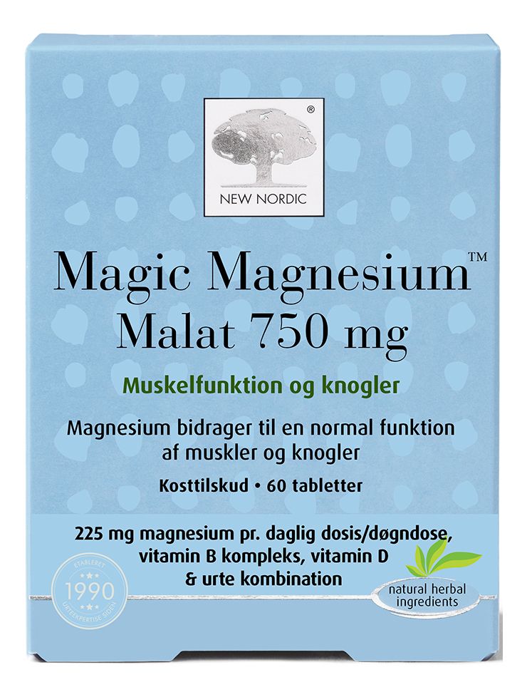 Köp New Nordic Magic Magnesium Malate - 60 st på Med24.se