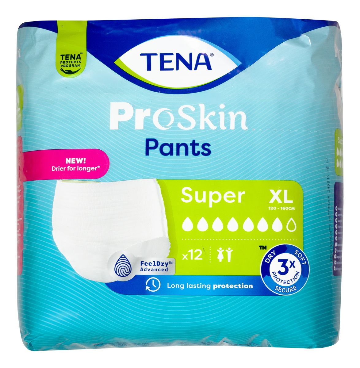Köp TENA ProSkin Pants Super Strl. XL - 12 st på Med24.se