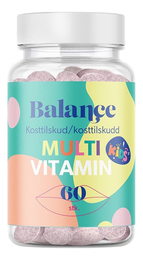 Köp Balance Kids Multivitamin - 60 tuggtabletter | Med24.se