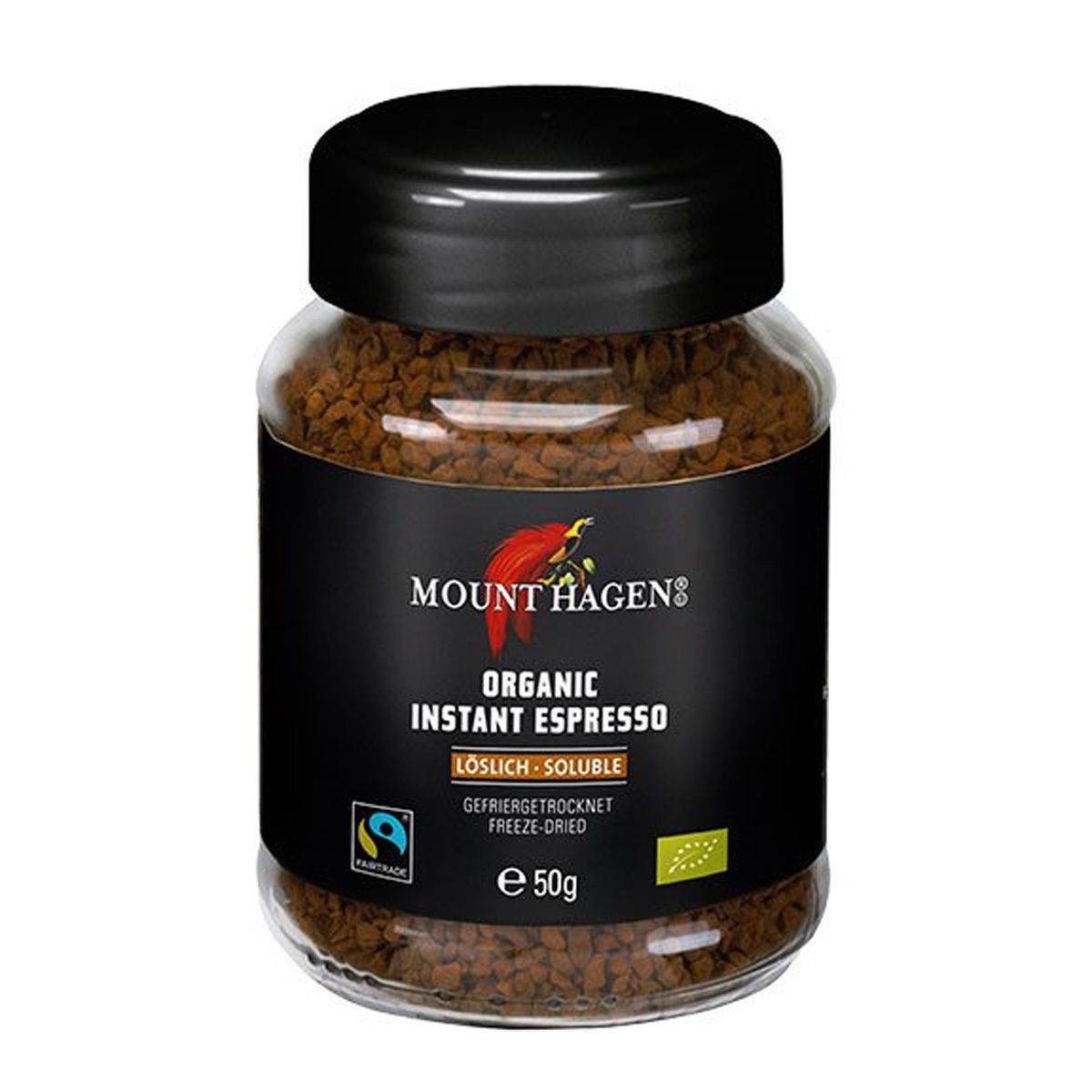 Köp Mount Hagen Espresso Instant, eko - 50 g på Med24.se