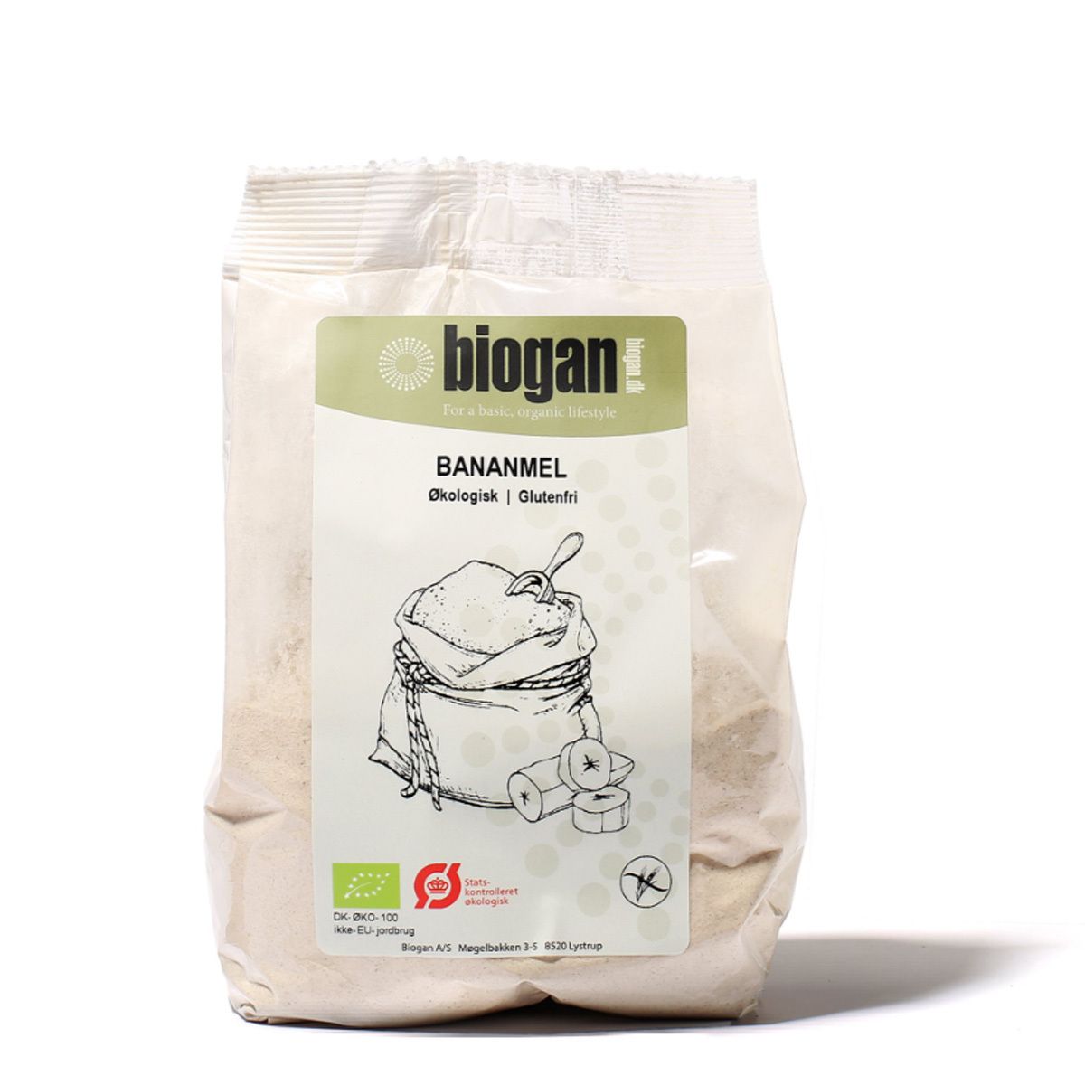 Köp Biogan Bananmjöl, eko - 350 g billigt på Med24.se