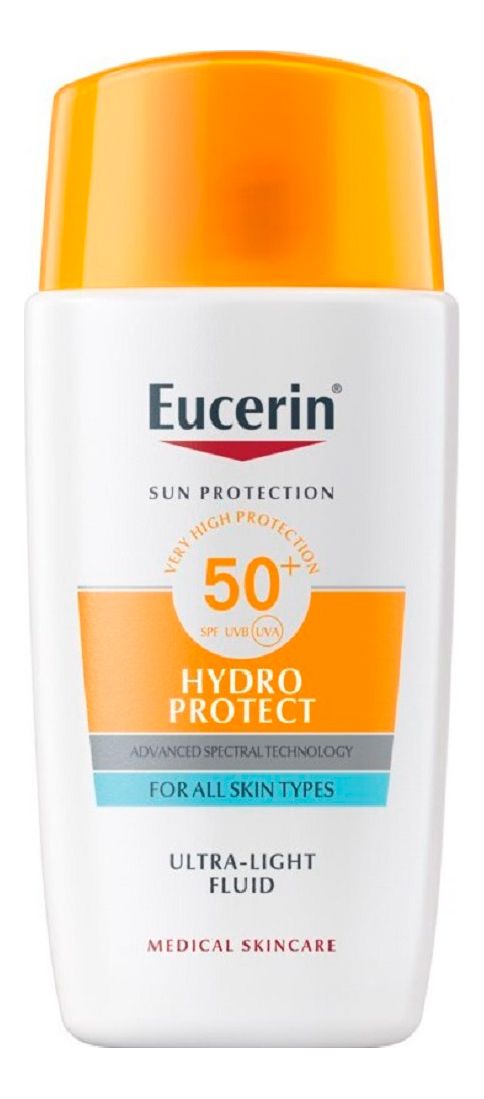 Köp Eucerin Sun Hydro Protect Ultra-Light Fluid SPF50+ | Med24.se