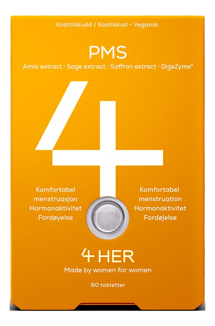 Köp 4HER PMS - 60 tabletter billigt på Med24.se
