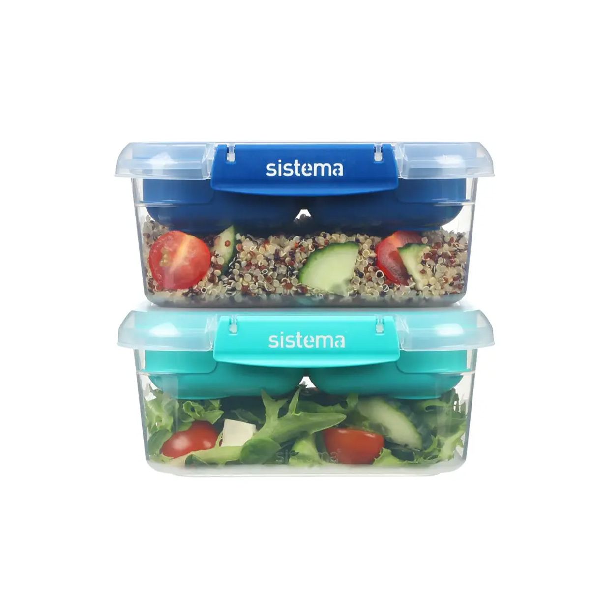 Köp Sistema 1L Rectangle Stax 3-pack billigt på Med24.se