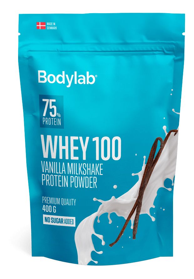 Köp Bodylab Whey 100 Vanilla Milkshake - 400 g billigt på Med24.se