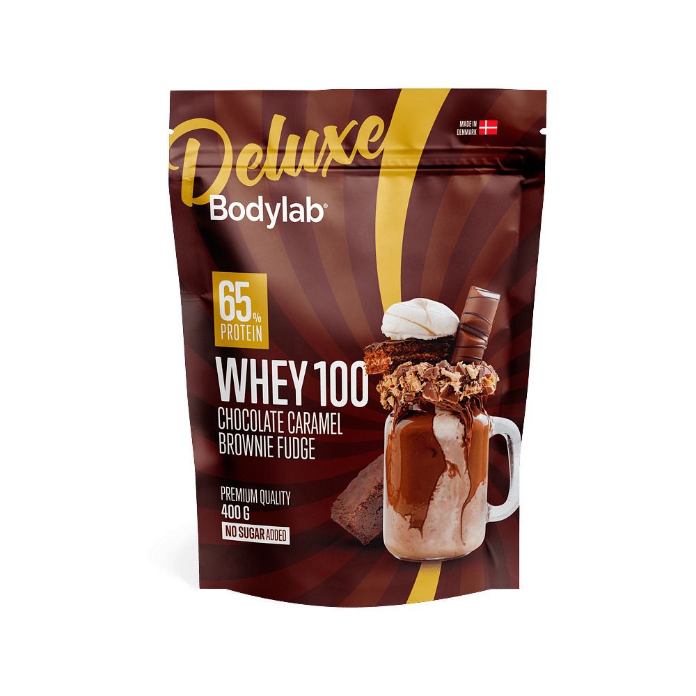 Köp Bodylab Whey 100 Deluxe Chocolate Caramel - 400 g på Med24.se